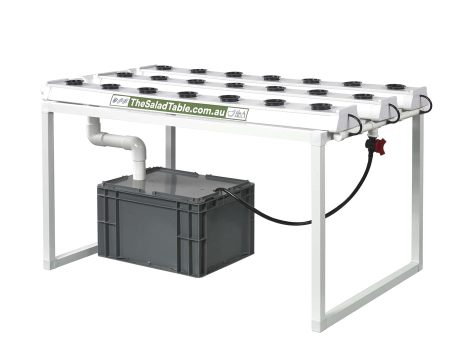 Home Hydroponic Farming: Easy for Everyone with The Salad Table